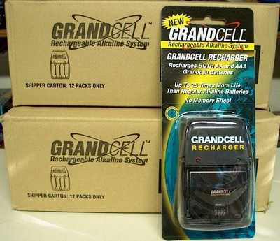 Grandcell AA / AAA RECHARGEABLE ALKALINE Battery CHARGER - Juice iGo ...