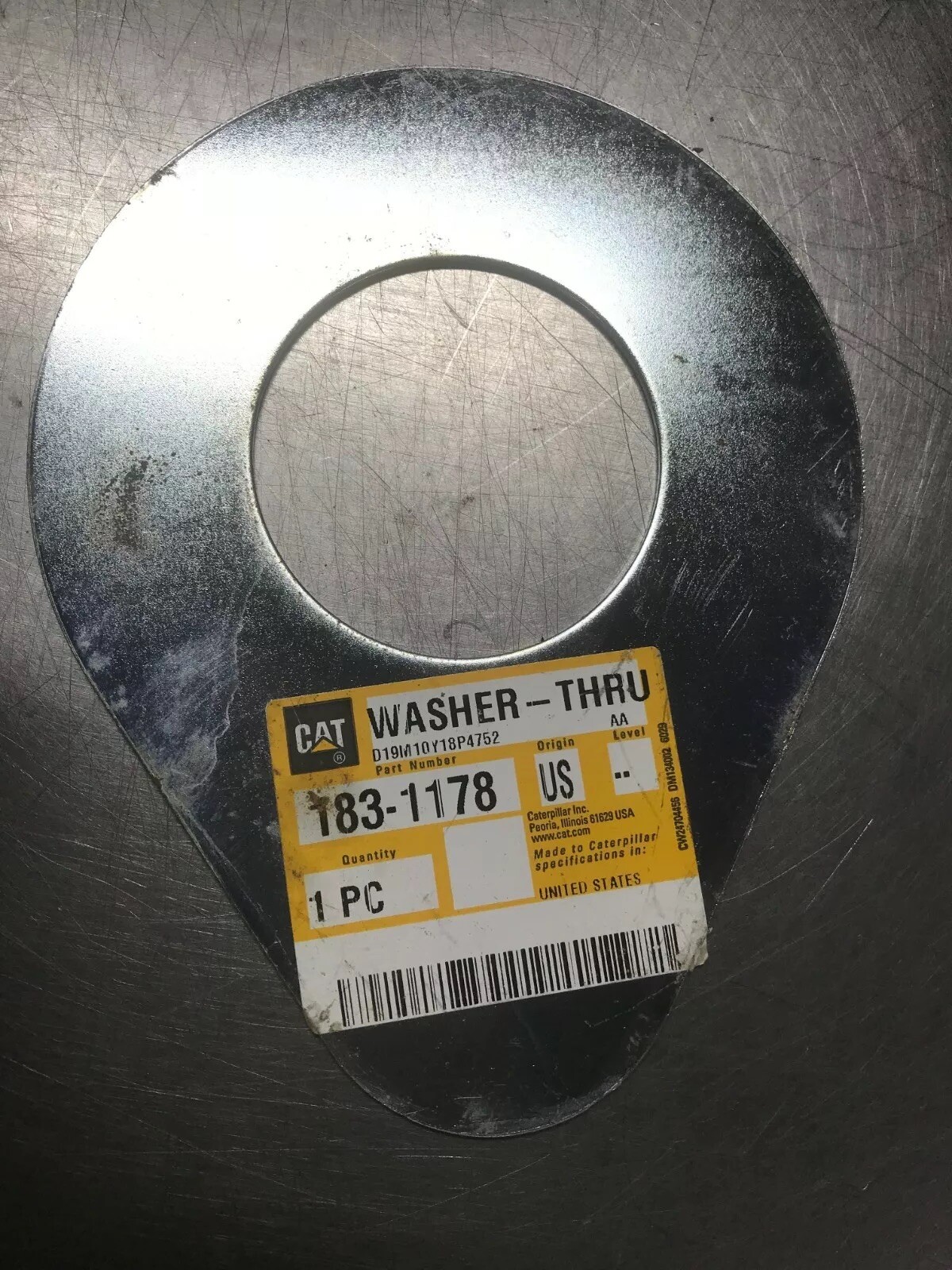 1831178 GENUINE CAT THRUST WASHER Caterpillar 183-1178 | eBay