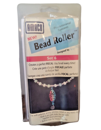 Amaco Professional System Bead Roller - Set 6 Complete Poly Tools ...