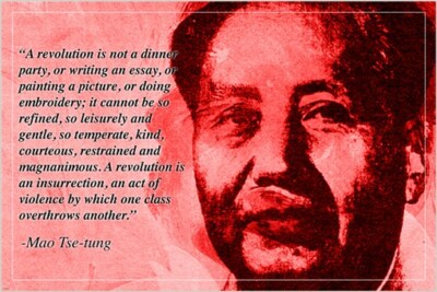 communist revolutionary MAO TSE-TUNG motivational QUOTE POSTER 20x30 ...