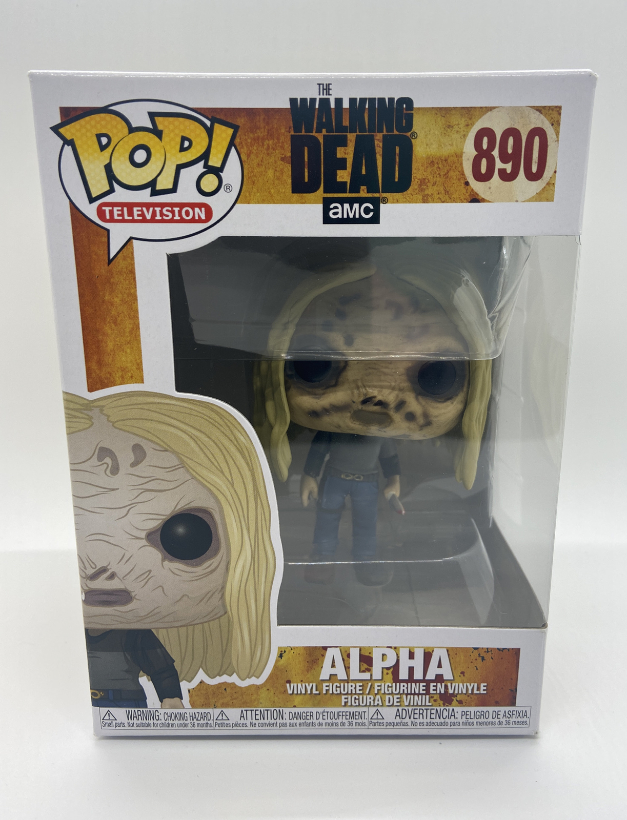 FUNKO POP WALKING DEAD MASKED ALPHA WHISPERERS FIGURE 890 VAULTED TWD ...