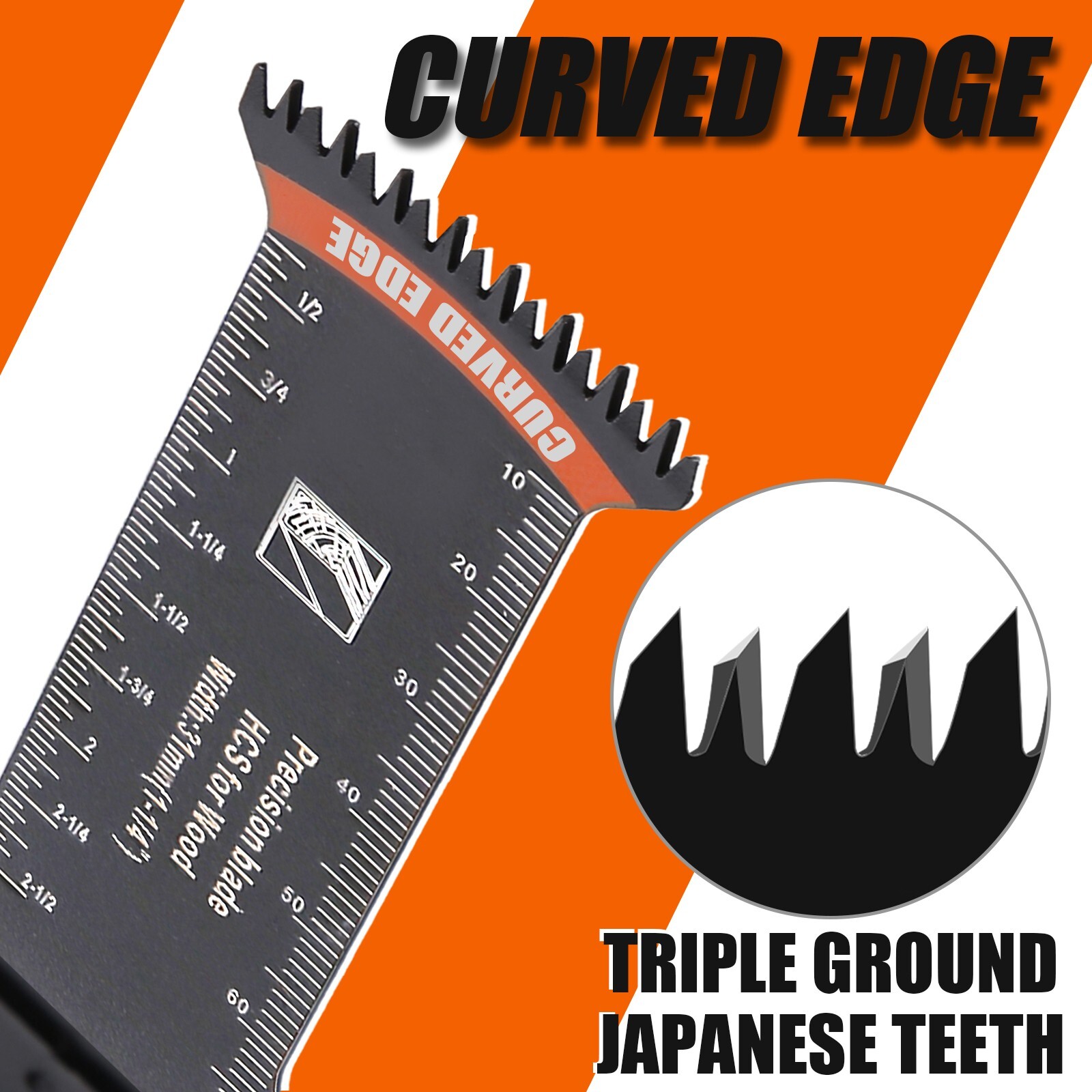 7PCS HCS Oscillating Saw Blade Set 1-1/4''Universal MultiTool Blade Kit ...