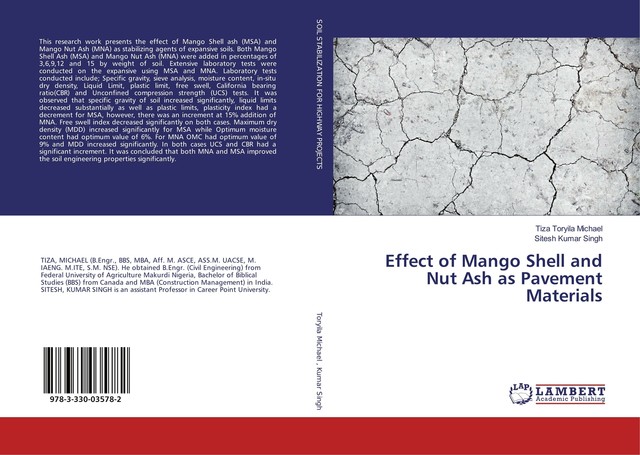 Effect of Mango Shell And Nut Ash As Pavement Materials von Tiza ...