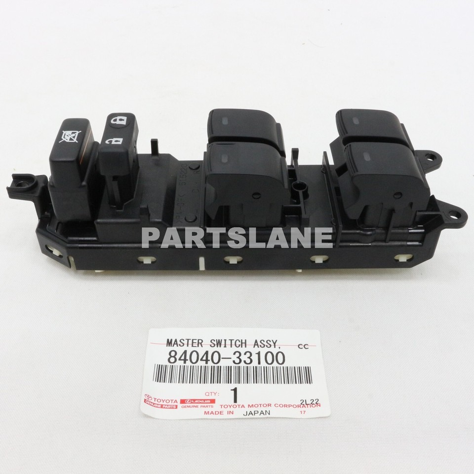 Toyota Prius Camry CT200h OEM Driver Power Window Master Switch 84040 ...