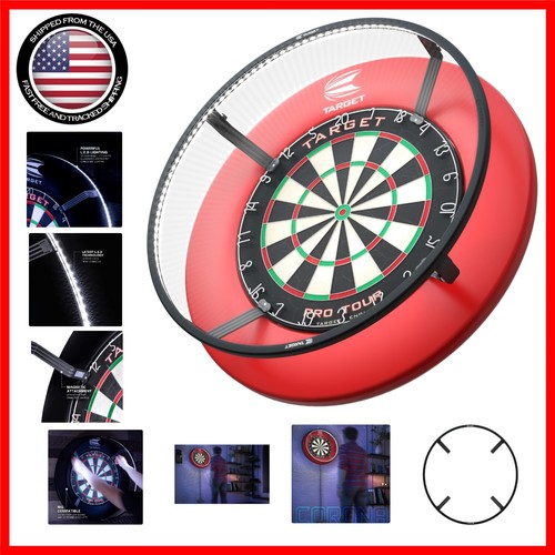 360° LED Dartboard Lighting System - Shadowless Illumination for All ...