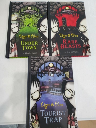 Edgar & Ellen Hardcover Lot Of 3 Books: 1 2 3 Ages 8-12 YA Scary Spooky ...