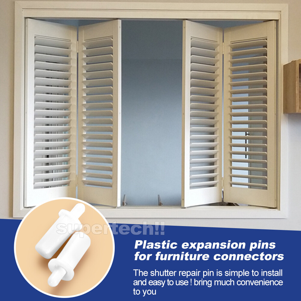 10-50 Spring Loaded Replacement Pins For Plantation Shutter Louver ...