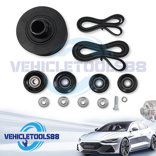 VT VX VY VZ Commodore LS1 LS2 25% Underdrive Balancer Pulley Belt Kit ...