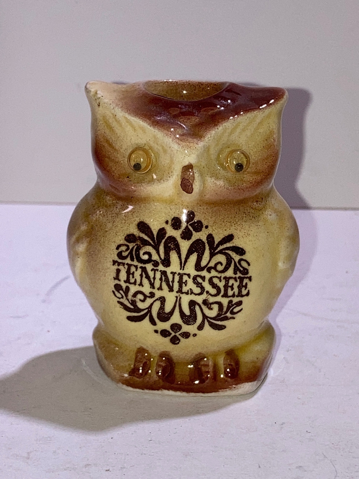 Vintage Owl Googly Eyes Tennessee Toothpick Holder Travel Souvenir | eBay