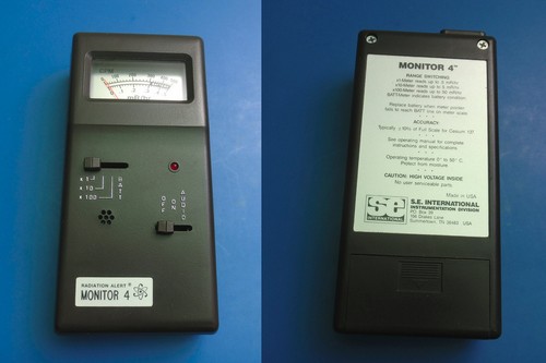 S.E. Radiation Alert MONITOR 4 dosimeter Geiger counter α Alpha tube | eBay