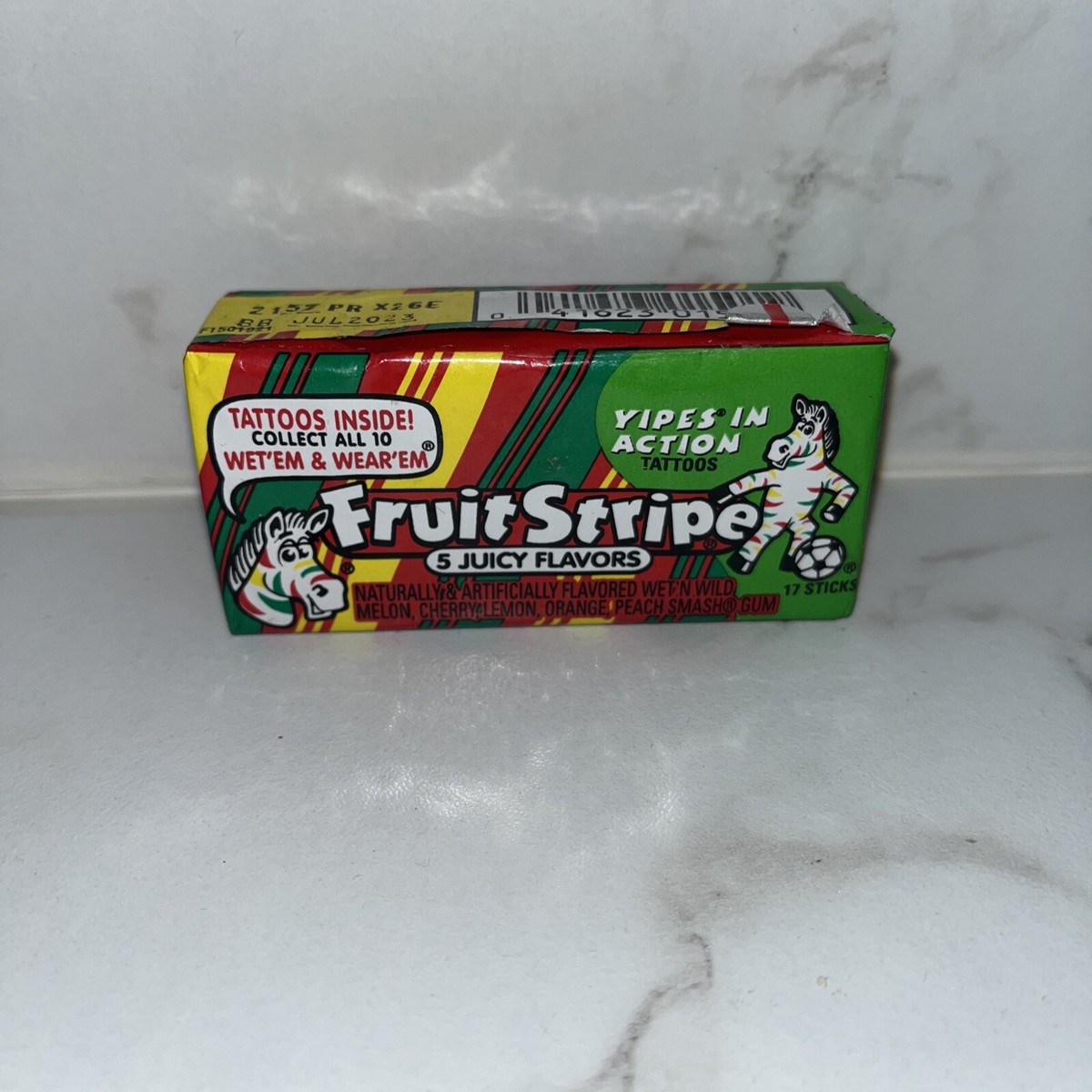 Zebra Gum Tattoos