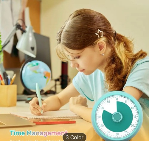 DS-Timeout Visual Timer for Kids, 60-Minute Countdown Timer for ...