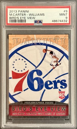 2013-14 Panini Bird's Eye View Michael Carter-Williams #9 Rookie RC PSA ...