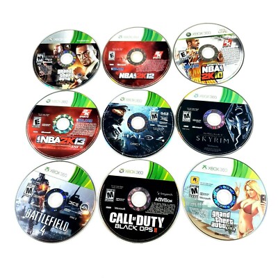Lot of 9 Xbox 360 Games Good Titles | eBay
