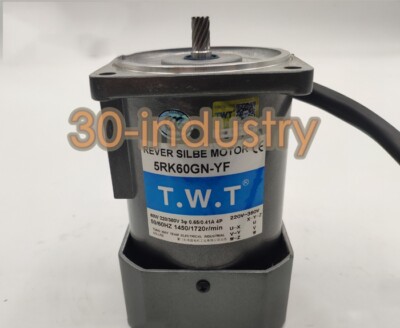 1pcs New For TWT 60W Three-phase motor 5RK60GN-YF 220/380V 1450/1720r ...