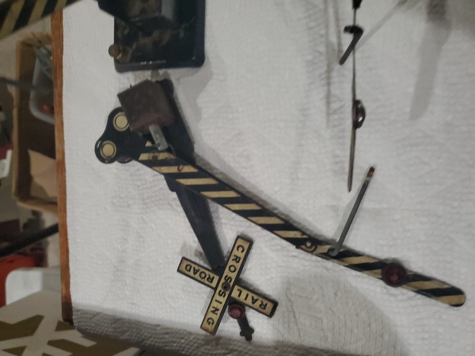 Lot Of Lionel Marx or Lionel Train Railroad RR Crossing Sign Arm ...