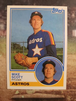 1983 Topps Mike Scott #100T Mint Houston Astros | eBay