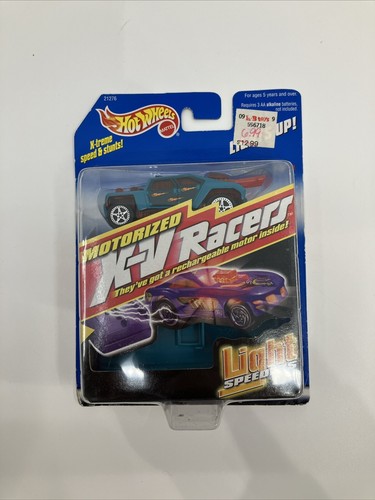 Hot Wheels ARMORED RACER LIGHT SPEEDERS 1998 Motorized X-V Racers NIB ...