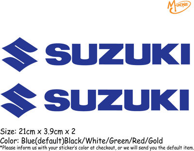 2 Pcs SUZUKI Reflective Stickers Motorcycle Decals Stickers Best Gift ...