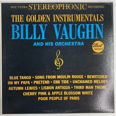 Billy Vaughn The Golden Instrumentals Vinyl LP (1959 Dot DLP 25016) | eBay