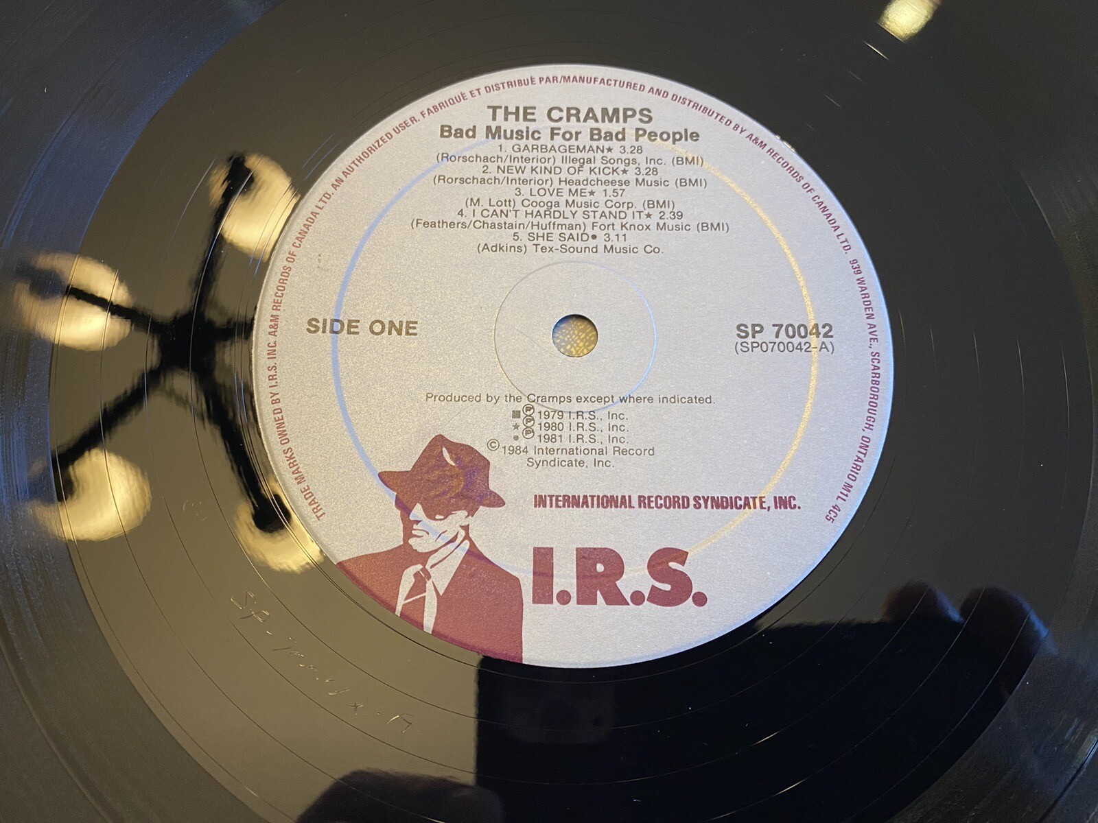 The Cramps – Bad Music For Bad People Unplayed 1984 Promo 1st Pressing ...