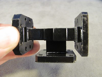 Waveguide WR75 to WR62 3 port cross guide combiner/coupler/transition ...