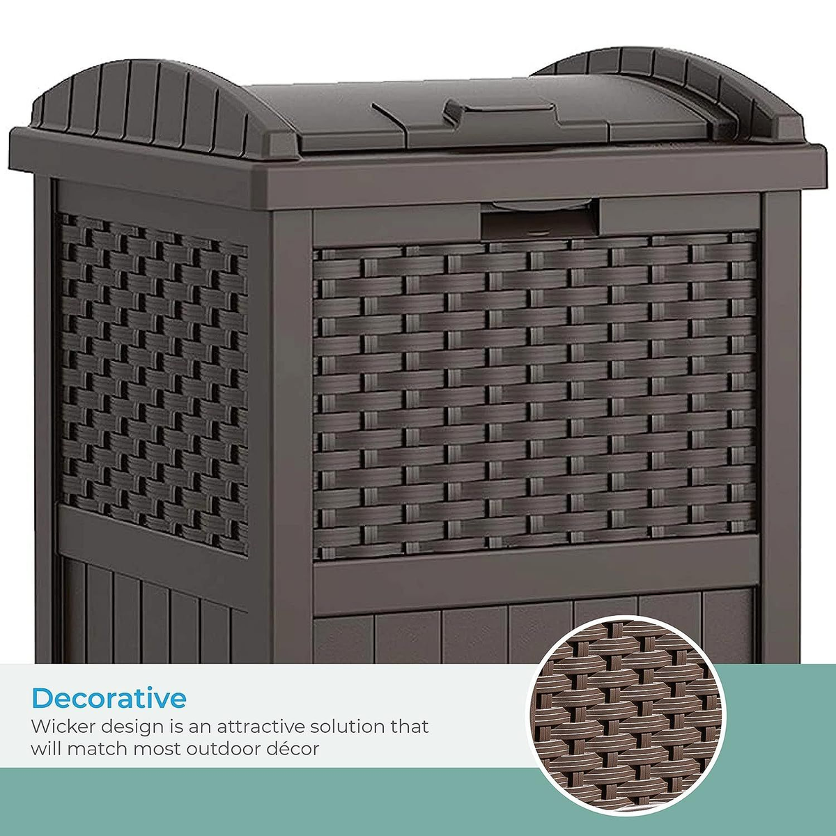 Attractive Outdoor Trash Containers Rubbermaid® Landmark Series™