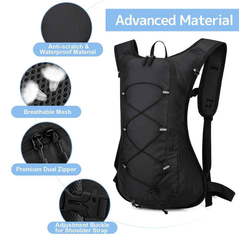 10L Hydration Backpack with 2L Water Bladder Backpack Outdoor Hiking ...