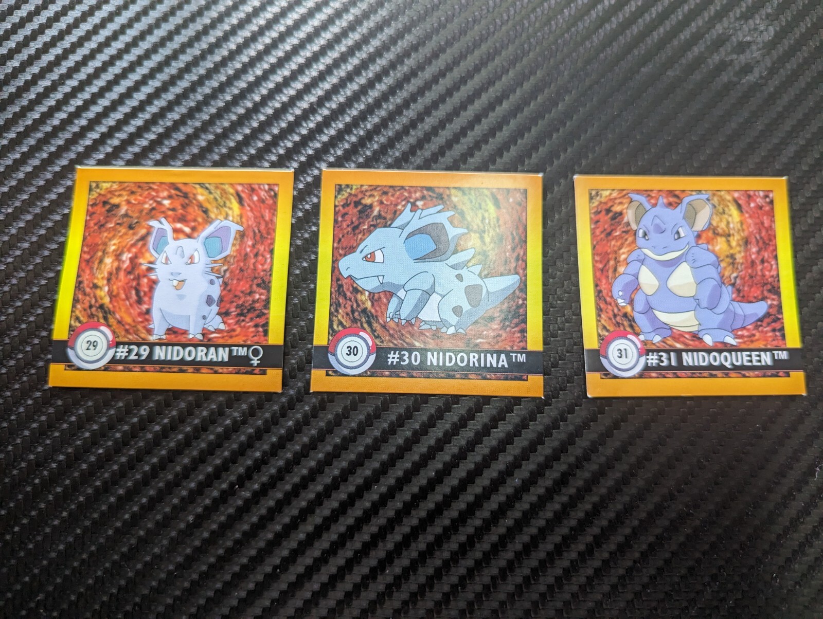 1999 Pokemon Artbox Stickers Nidoran Nidorina Nidoqueen Stickers ...