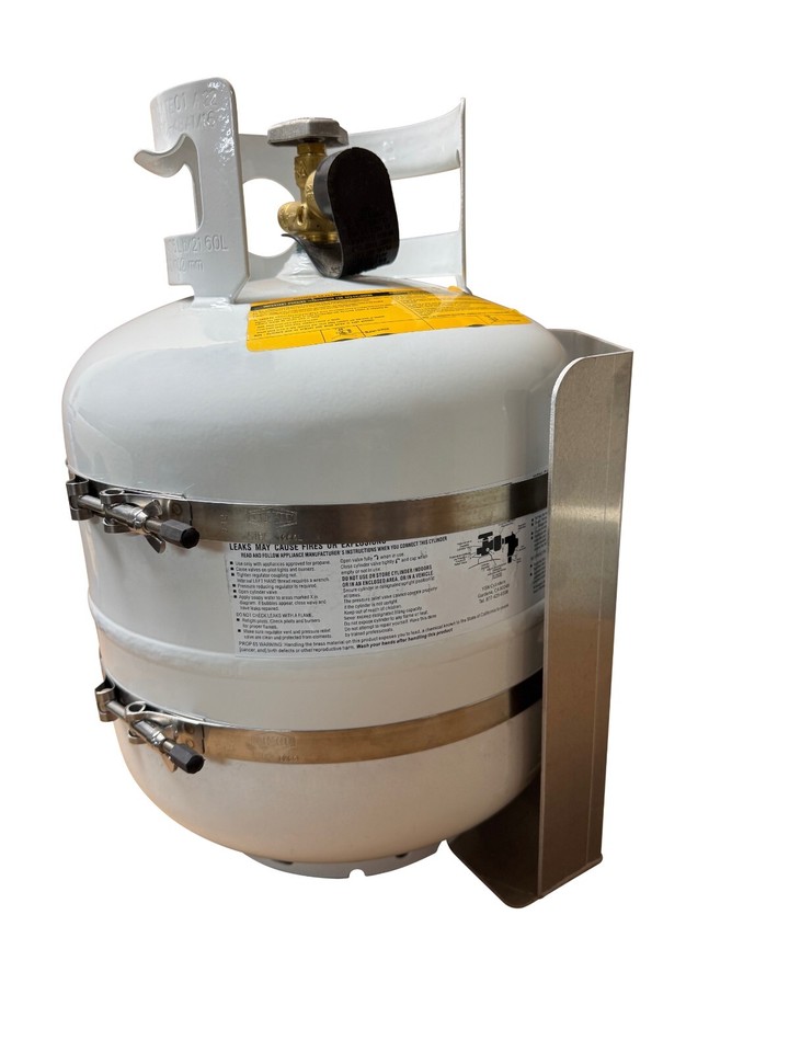 Propane Tank Mount Bracket 20LB Tank for Camper RV Trailer Construction ...