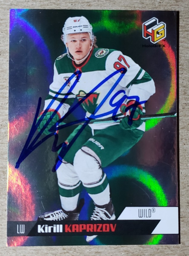 Kirill Kaprizov Signed 2020 Upper Deck Rookie Autograph Hockey Card ...
