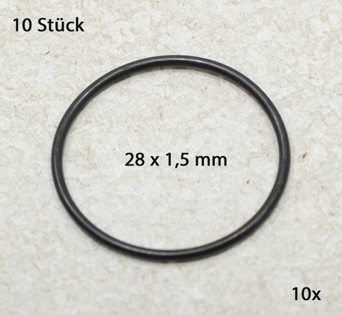 10x O-Ring Dichtung 28x1,5mm Durchmesser 28mm Stärke 1,5mm NBR70 | eBay.de