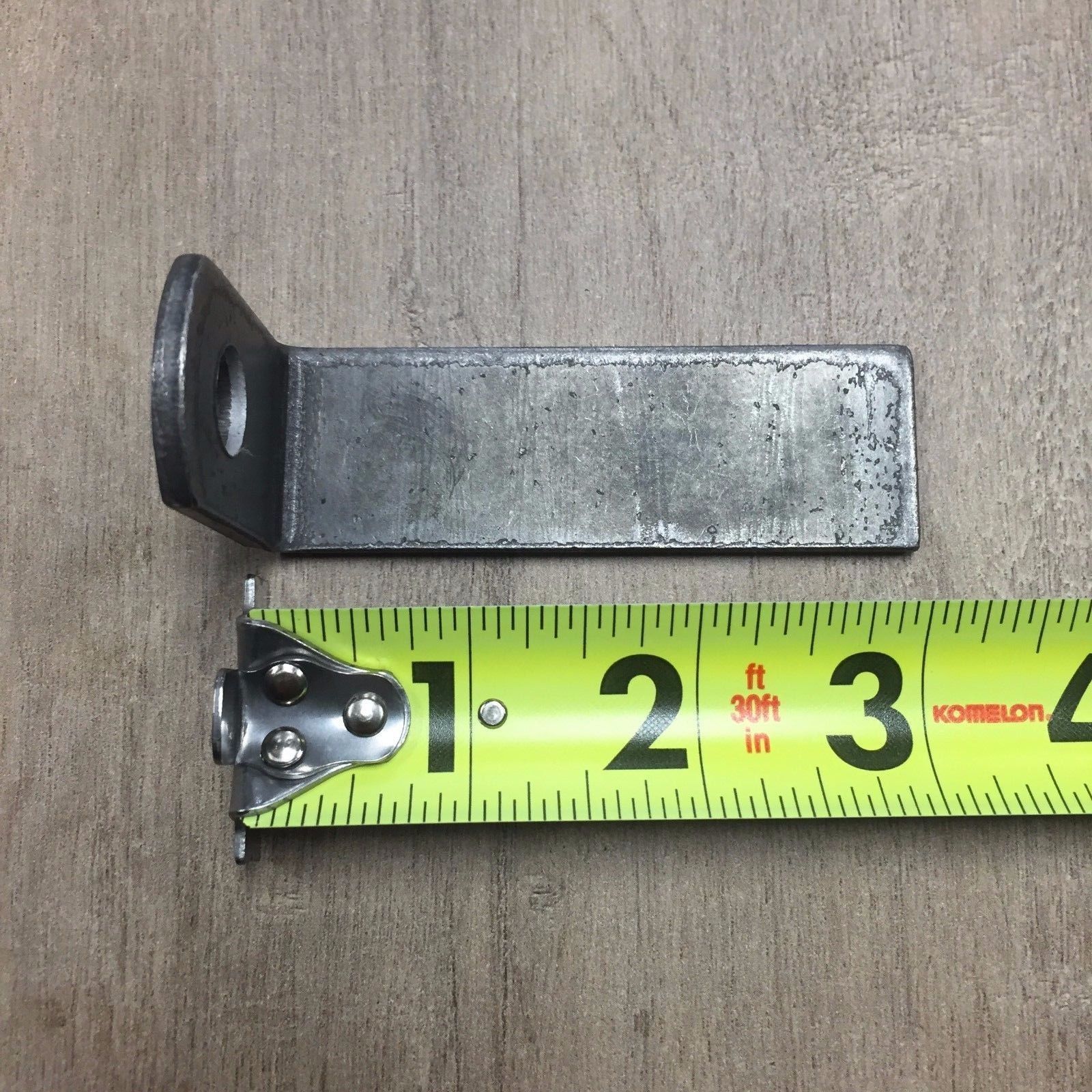 Weld-On Steel Angle Tab 90° L Brackets – 3" x 1" x 1-1/2" x 1/8" – Lot ...