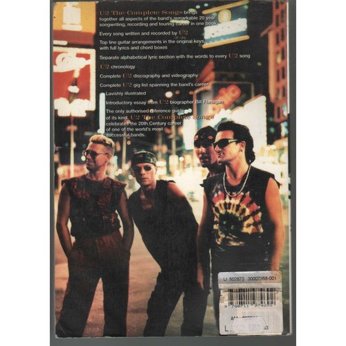 The U2 -- the Complete Songs : Guitar Lead Line by U2 (1999, Trade ...