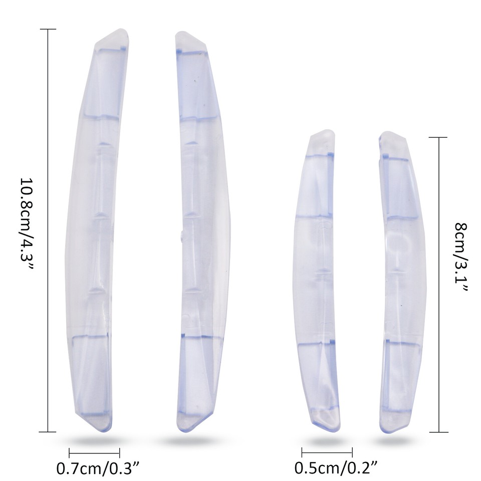 4 Pcs Clear Car Door Edge-Scratch Anti-collision Protector Guard Strip ...