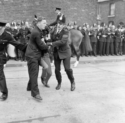 Sir Oswald Mosley visits Manchester 1962 OLD PHOTO 20 | eBay