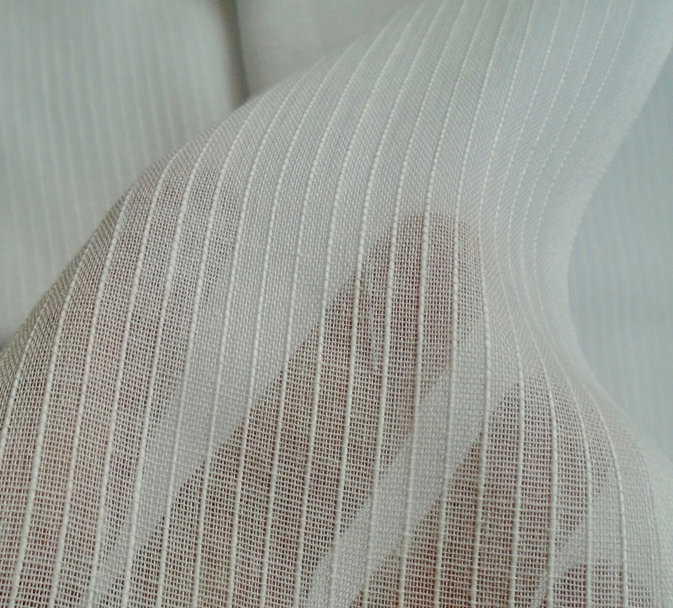 1.5 Yds Vintage Dimity White Semi-Sheer Fabric 45" w x 56" l Doll ...