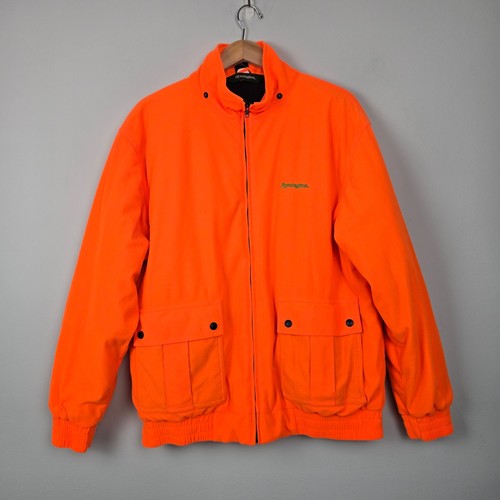 Remington Men’s Blaze Orange Hunting Jacket Size L 42/44 Safety Outdoor ...
