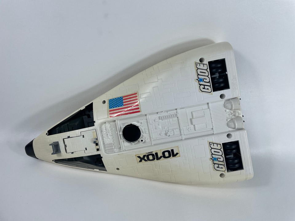 GI JOE DEFIANT Booster Rocket & Space Shuttle V1 Ship 1987 Hasbro ...