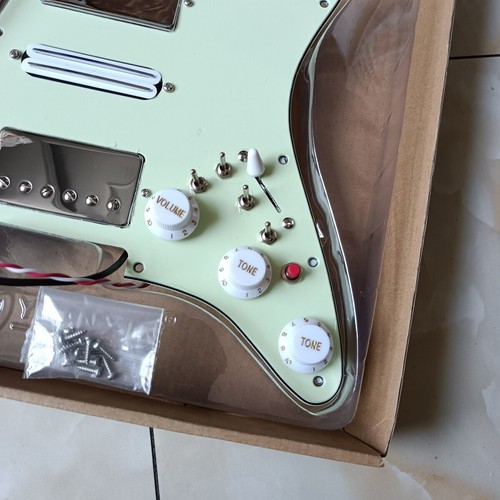 Prewired HSH Strat Pickguard Set Coil Split Switch Alnico 5 Pickups ...