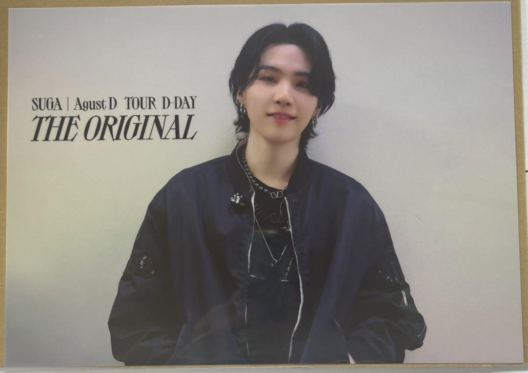 SUGA Agust D AgustD D-DAY The Original UNIVERSAL UMS POB A3 CLEAR ...