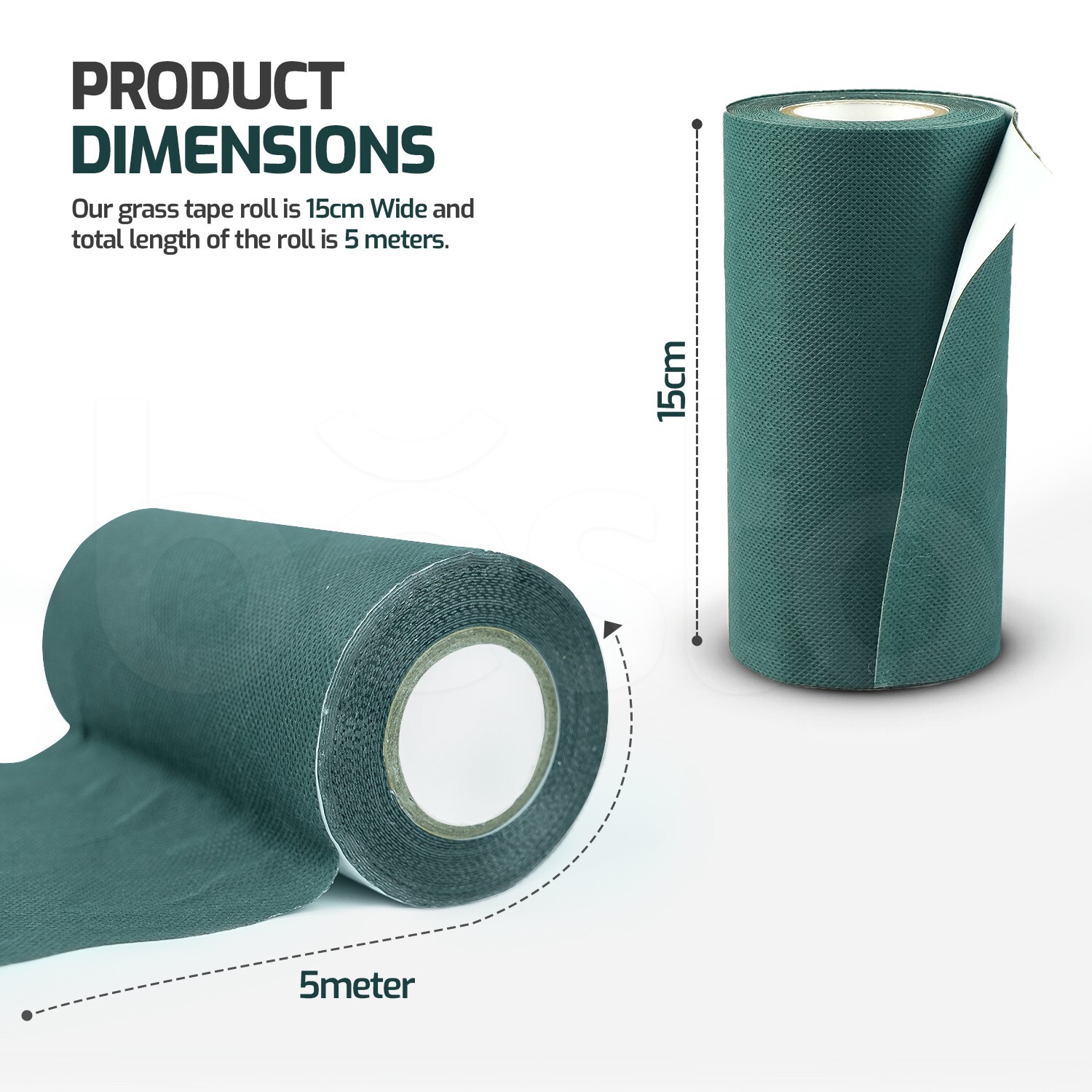 5m Artificial Grass Self Adhesive Strong Waterproof Joining Tape Astro ...