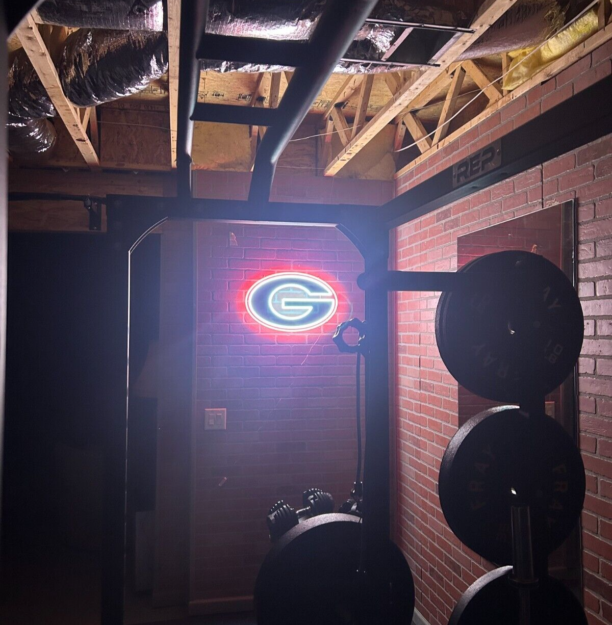 GEORGIA BULLDOGS, UGA NEON LED SIGN for Game Room, Office, Bar, Man ...
