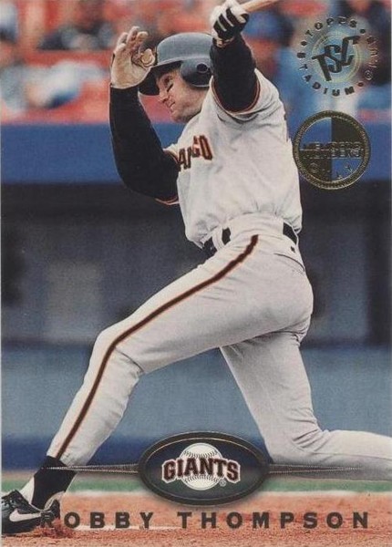 1995 Topps Stadium Club - Members Only #398 Robby Thompson for sale ...