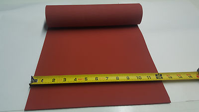SILICONE SPONGE RUBBER ROLL 1/4 THK X 12” WIDE X 10 FT LONG HIGHT TEMP ...