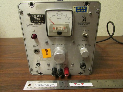Power Designs Inc. Model 2050 Linear Power Supply 0-25V 0-5 A | eBay ...