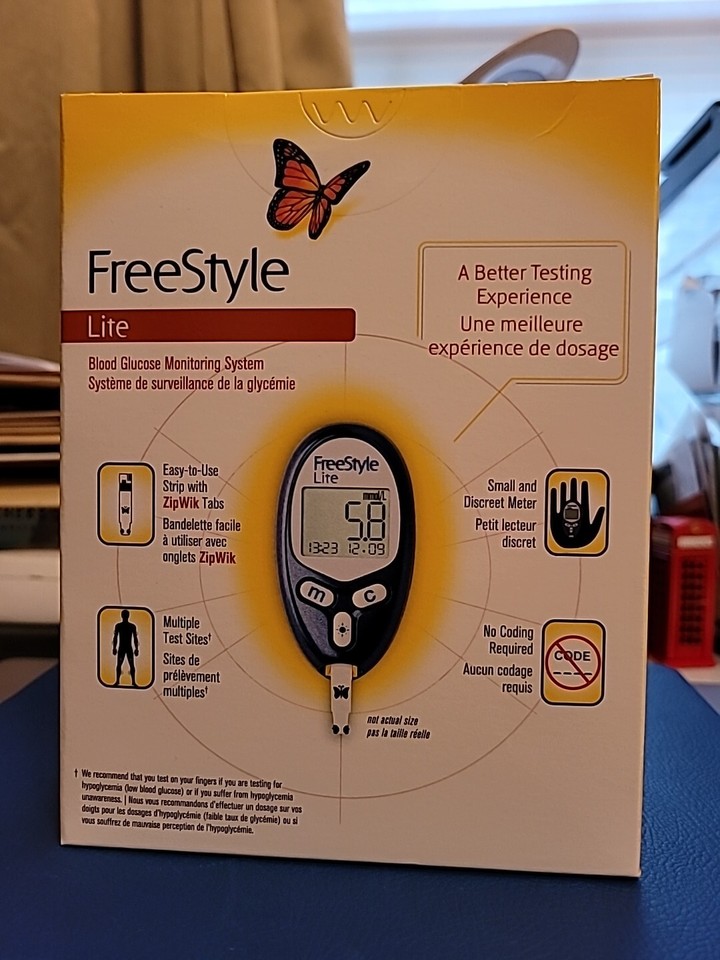Freestyle Lite Blood Glucose Monitoring System FREE SHIPPING ...