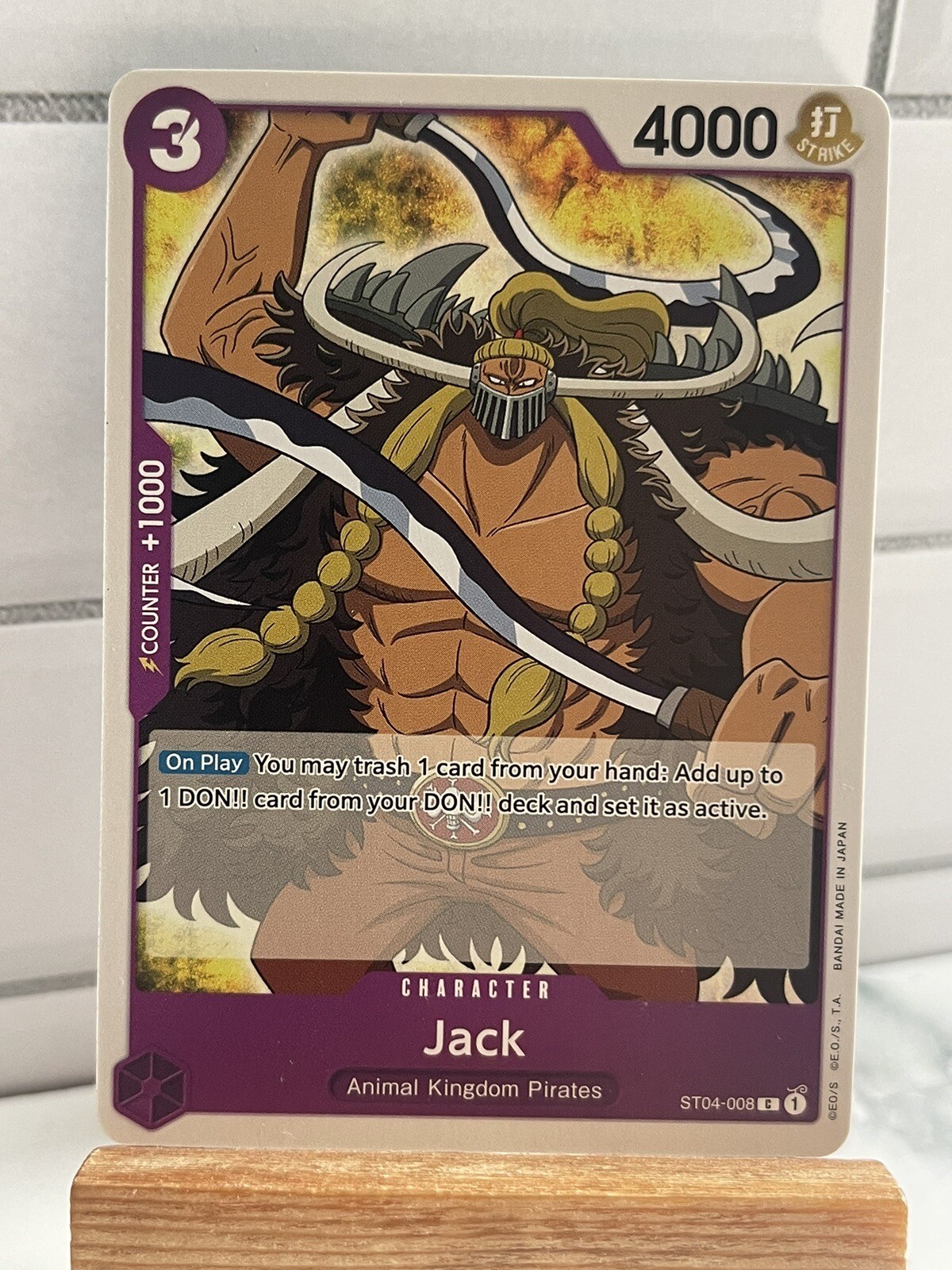 Jack - ST04-008 - NM - One Piece TCG | eBay