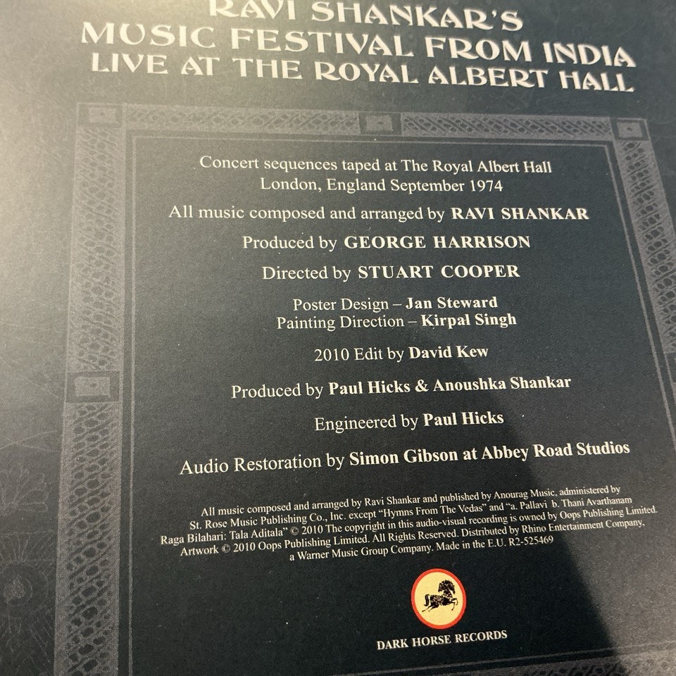Ravi Shankar George Harrison Collaborations Numbered Limited Edition ...