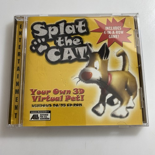 Rare Splat The Cat 🐈 CD-ROM Virtual Pet Computer 💻 Game h2995s | eBay